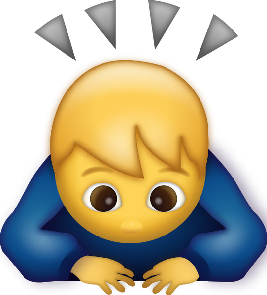 Man Bowing Emoji [Free Download iPhone Emojis] | Emoji Island