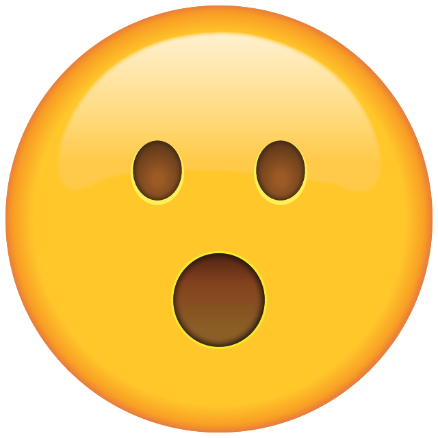 Amazed Emoji Emoji Expressie Glared Geschrokken Avatar En Emoticons
