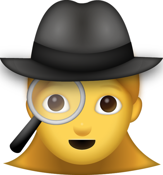 Girl Detective Emoji [Free Download IOS Emojis] | Emoji Island